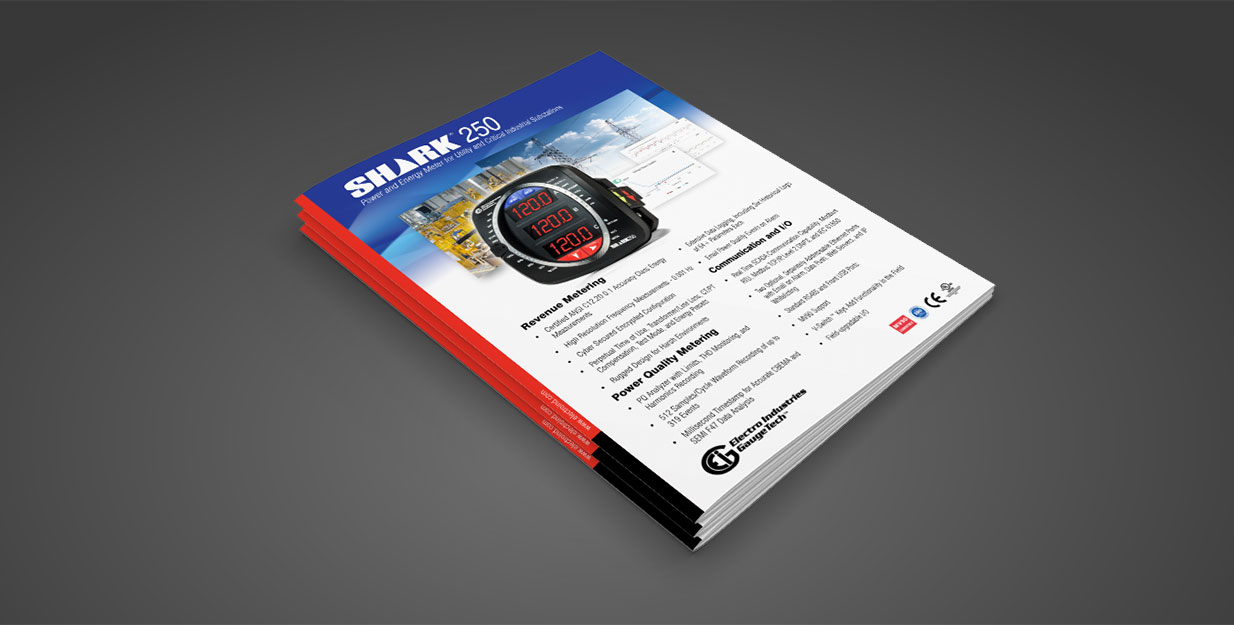 Power and Energy Meter With Cyber Security - Shark 250